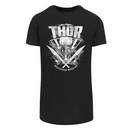 F4NT4STIC T-Shirt 'Marvel Thor Ragnarok Thor Hammer' Herren Gr&ouml;&szlig;e XXXL grau / schwarz / offwhite