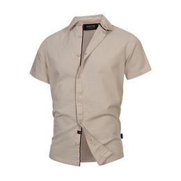 INDICODE JEANS Hemd 'Maribo' Herren Gr&ouml;&szlig;e M beige