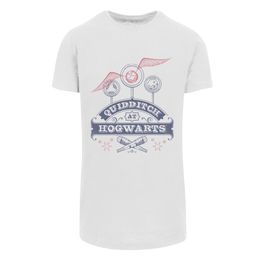 F4NT4STIC Shirt 'Harry Potter Quidditch At Hogwarts' male White size L