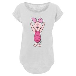 F4NT4STIC T-Shirt 'Winnie The Pooh Piglet' Damen Gr&ouml;&szlig;e L pink / rosa / wei&szlig;