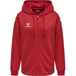 Hummel Athletic Zip-Up Hoodie male Red size XXL