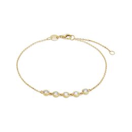 FAVS. FAVS Armband Damen Gr&ouml;&szlig;e One Size gold / transparent