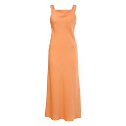 comma, COMMA Kleid Damen Gr&ouml;&szlig;e 40 orange Winterkleid