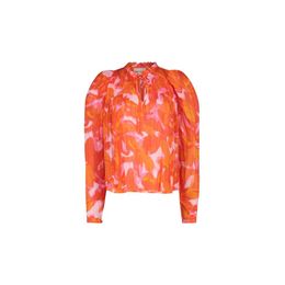 Fabienne Chapot Bluse Damen Gr&ouml;&szlig;e XXL orange / pink / wei&szlig;