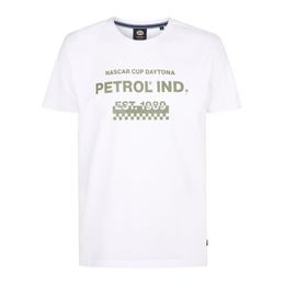 PETROL INDUSTRIES Shirt 'Horizon' male White size XS