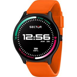Sector Digitaluhr Herren Gr&ouml;&szlig;e One Size orange / schwarz