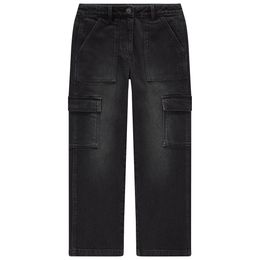 Yigga M&auml;dchen Cargo-Jeans mit geradem Bein