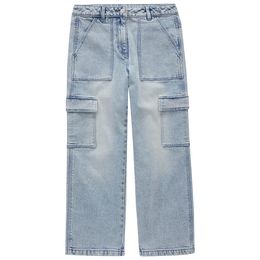 Yigga M&auml;dchen Cargo-Jeans mit geradem Bein