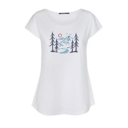 Greenbomb Shirt 'Nature River Forest' female White size S
