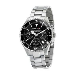 Sector Analog Watch male Silver size One Size