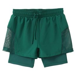 Yigga M&auml;dchen Sport-Shorts im 2-in-1-Design