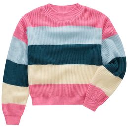 Yigga M&auml;dchen Strickpullover gestreift