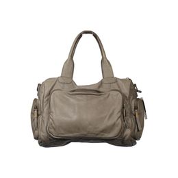 Liebeskind Berlin Handtasche gross Leder Damen Gr&ouml;&szlig;e One Size Second Hand grau