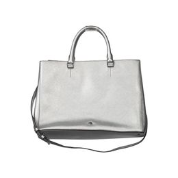 Lauren by Ralph Lauren Lauren Ralph Lauren Handtasche gross Leder Gr&ouml;&szlig;e One Size Second Hand silber