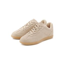 ELBSAND Sneaker 'Freizeitschuh, Ledersneaker, Schn&uuml;rschuh' beige Gr. 43 f&uuml;r Damen