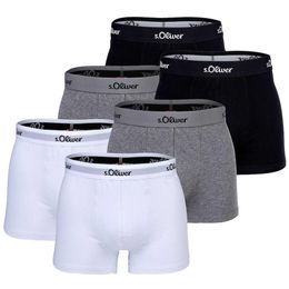 s.Oliver Boxershorts Herren Gr&ouml;&szlig;e S graumeliert / schwarz / wei&szlig;