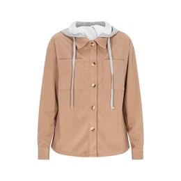 Swirly Between-Season Jacket female Beige size S