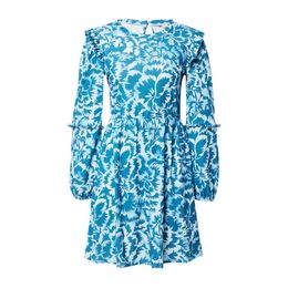 Oasis Kleid Damen Gr&ouml;&szlig;e 34 blau / himmelblau / wei&szlig; Winterkleid