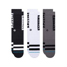 Stance Sportsocken 'The OG' Herren Gr&ouml;&szlig;e 42/46 dunkelgrau / schwarz / wei&szlig;