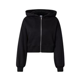 Urban Classics Zip-Up Hoodie female Black size M