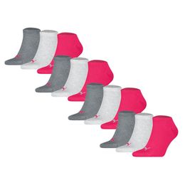 Puma Socken Damen Gr&ouml;&szlig;e 35/38 grau / pink / wei&szlig;