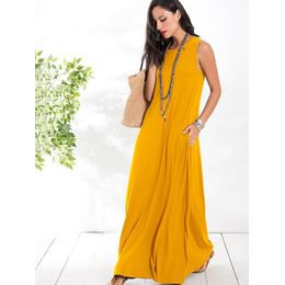 Milan Kiss Kleid in Ocker - 57% | Gr&ouml;&szlig;e M | Damen-kleider