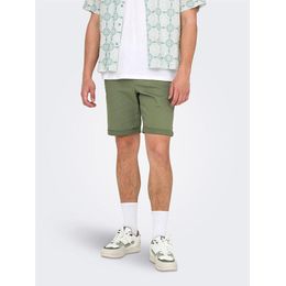 Only & Sons ONLY & SONS Shorts "Peter" in Gr&uuml;n - 48% | Gr&ouml;&szlig;e L | Herren-plussize