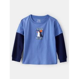 Carter's carter's Longsleeve in Blau/ Dunkelblau - 50% | Gr&ouml;&szlig;e 104 | Kinder-longsleeves