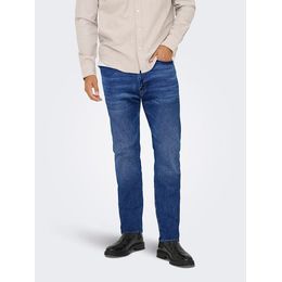Only & Sons ONLY & SONS Jeans "Sweft" - Slim fit - in Blau - 45% | Gr&ouml;&szlig;e W31/L34 | Herren-plussize
