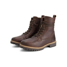 TRAVELIN' Leder-Boots "Trongsberg" in Braun - 61% | Gr&ouml;&szlig;e 42 | Herrenstiefel
