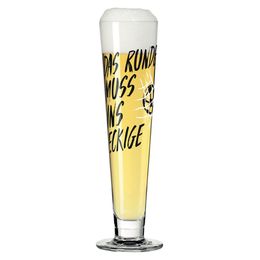 Ritzenhoff Bierglas "Fu&szlig;bal" in Schwarz - 330 ml - 39% | Gedeckter-tisch