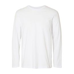 Selected Homme Longsleeve "Bob" in Wei&szlig; - 40% | Gr&ouml;&szlig;e S | Herrenshirts