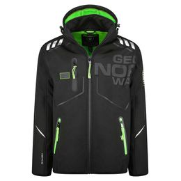 Geographical Norway Softshelljacke "Robin" in Schwarz - 68% | Gr&ouml;&szlig;e M | Herren-outdoorjacken