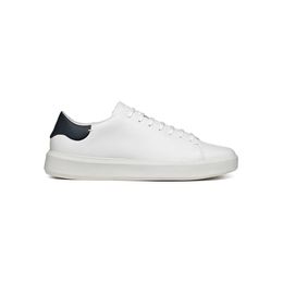 Geox Leder-Sneakers "Velletri" in Wei&szlig; - 52% | Gr&ouml;&szlig;e 45 | Herrensneakers