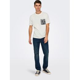 Only & Sons ONLY & SONS Shirt "Perry" in Wei&szlig; - 29% | Gr&ouml;&szlig;e M | Herren-plussize