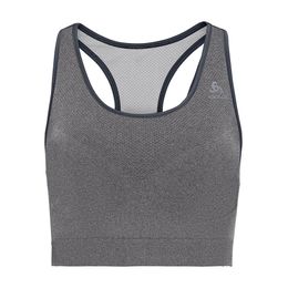 Odlo Sport-BH "Seamless Medium Ceramicool" in Grau - Medium - 52% | Gr&ouml;&szlig;e S | Damen-sportunterwaesche