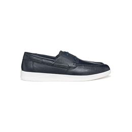 Geox Leder-Mokassins in Dunkelblau - 50% | Gr&ouml;&szlig;e 44 | Herren-schuhe-halbschuhe
