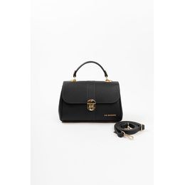 Lia Biassoni Leder-Henkeltasche in Schwarz - (B)27 x (H)19 x (T)13 cm - 70% | Damen-taschen