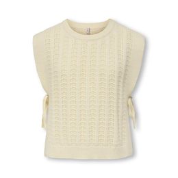 KIDS Only Pullunder "Katia" in Beige - 40% | Gr&ouml;&szlig;e 122/128 | Kinder-pullover