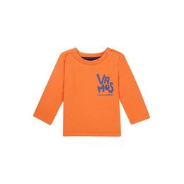 Noppies Longsleeve "Olton" in Orange - 43% | Gr&ouml;&szlig;e 74 | Baby-langarmshirts