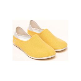 Kitz-Pichler Hausschuhe "Linen Slip-On" in Gelb - 43% | Gr&ouml;&szlig;e 41 | Damen-pantoletten