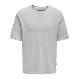 Only & Sons ONLY & SONS Shirt "Givo" in Grau - 40% | Gr&ouml;&szlig;e L | Herren-plussize
