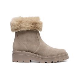Geox Leder-Boots "Felleny" in Beige - 53% | Gr&ouml;&szlig;e 41 | Damen-stiefel