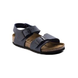 Birkenstock Leder-Sandalen "New York" in Dunkelblau - 10% | Gr&ouml;&szlig;e 28 | Damen-sandalen