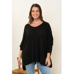 Curvy Lady Pullover in Schwarz - 66% | Gr&ouml;&szlig;e 40/42 | Damen-pullover-cardigans