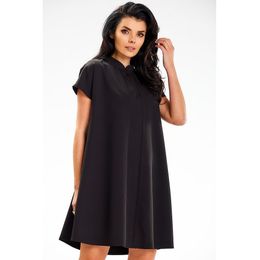 Awama Kleid in Schwarz - 68% | Gr&ouml;&szlig;e L/XL | Damen-kleider