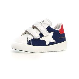 Naturino Leder-Sneakers "Annie" in Wei&szlig;/ Dunkelblau - 45% | Gr&ouml;&szlig;e 30 | Kindersneakers