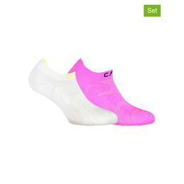 CMP 2er-Set: Laufsocken in Pink/ Wei&szlig; - 42% | Gr&ouml;&szlig;e 31-33 | Kinder-outdoor-waesche