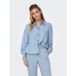 Only Bluse in Hellblau - 60% | Gr&ouml;&szlig;e M | Damen-blusen
