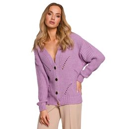 made of emotion Cardigan in Lila - 69% | Gr&ouml;&szlig;e L/XL | Damen-pullover-cardigans